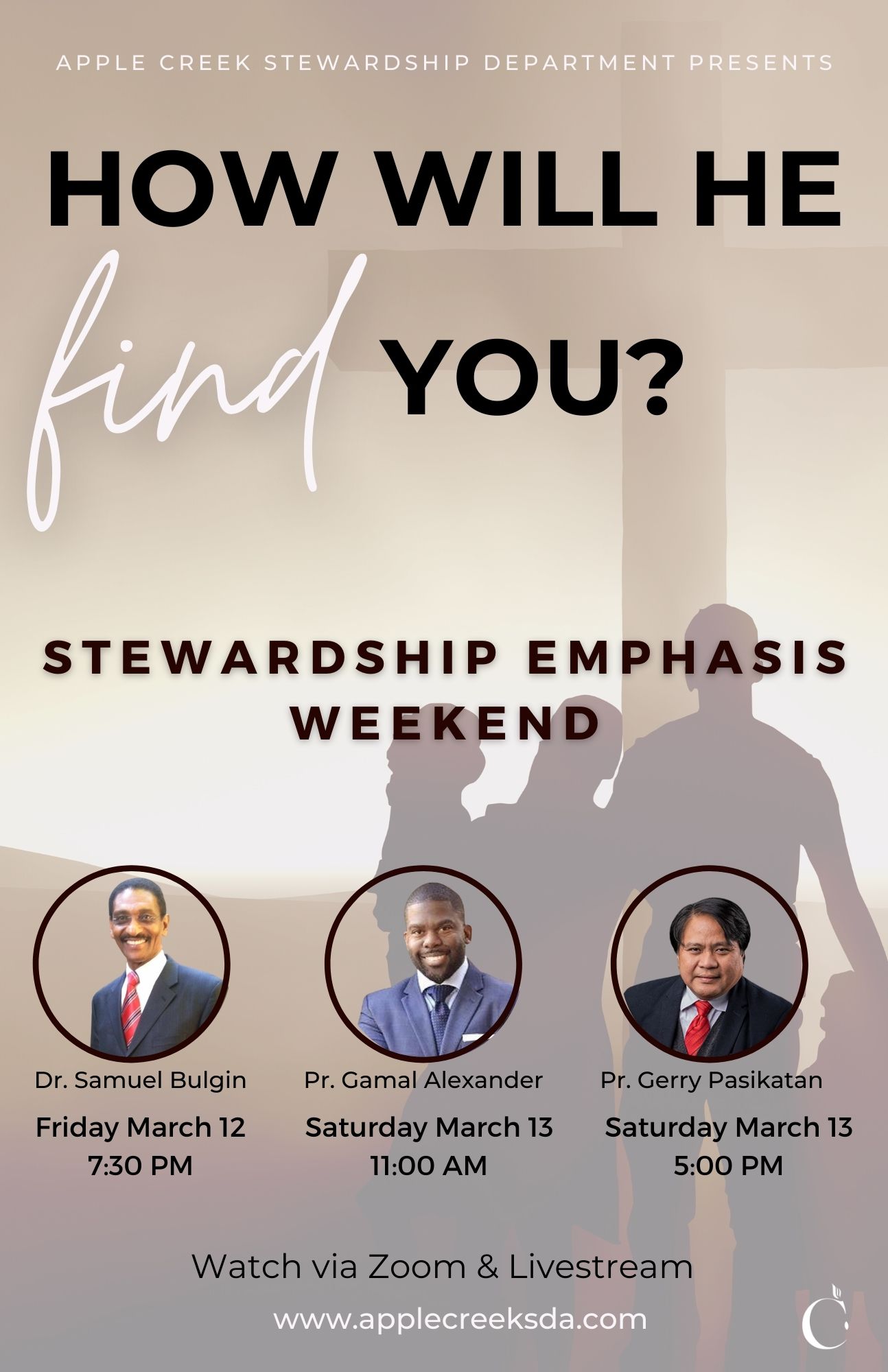Stewardship Weekend – Apple Creek SDA Church